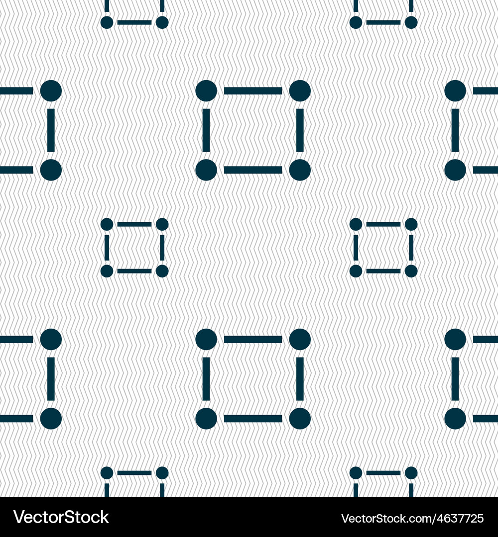 Crops And Registration Marks Icon Sign Seamless Vector Image