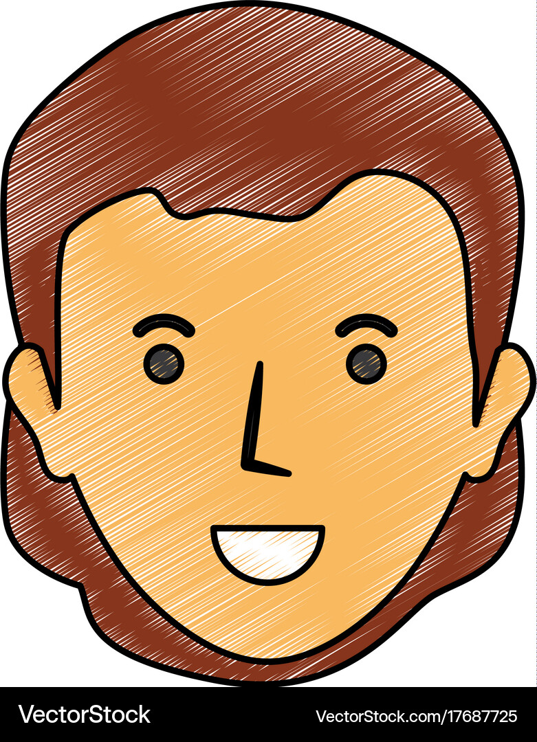 Face man Royalty Free Vector Image - VectorStock