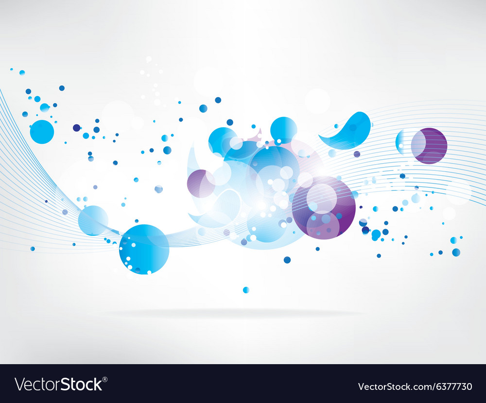 Abstract background with colored elements Vector Image