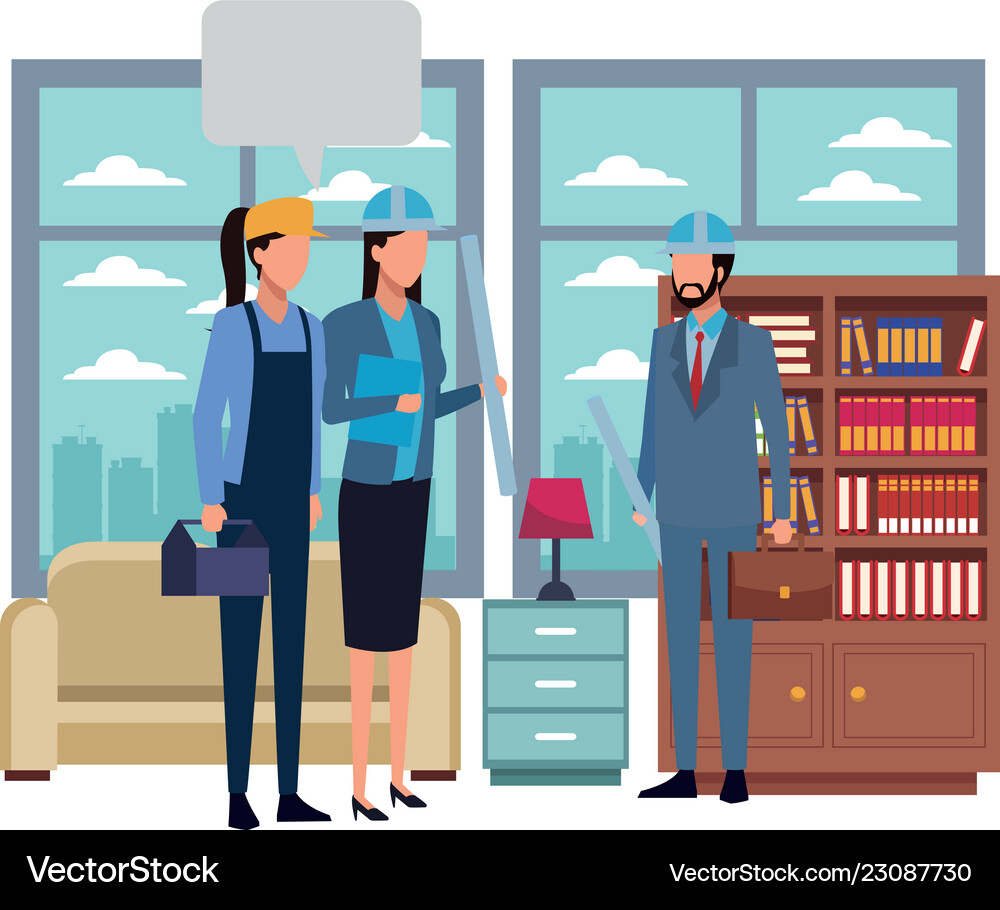 People job and occupation Royalty Free Vector Image