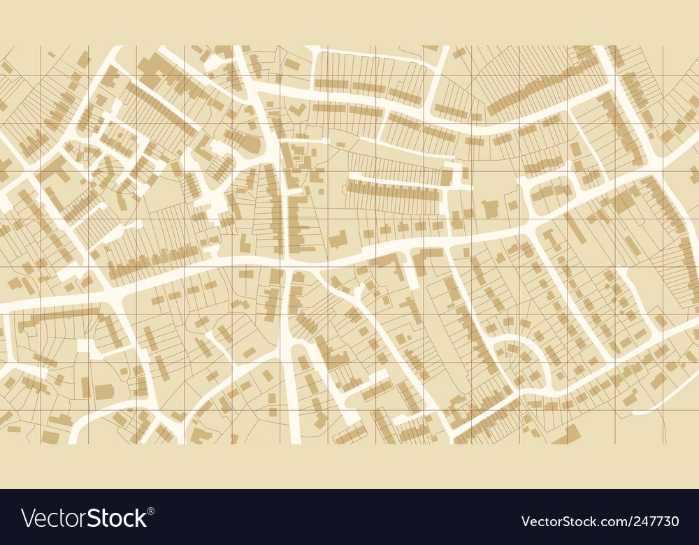 Suburb map Royalty Free Vector Image - VectorStock