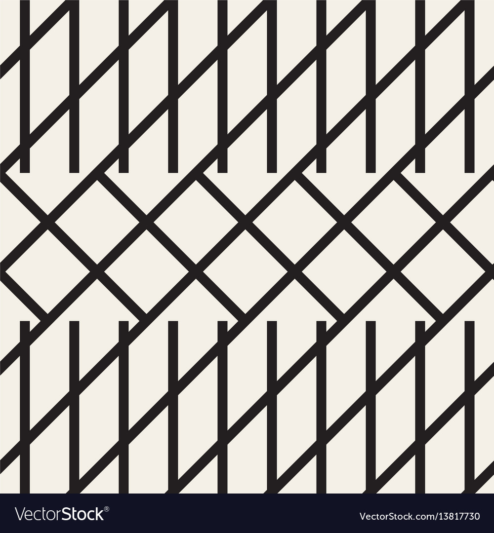 Zigzag lines geometric seamless pattern Royalty Free Vector