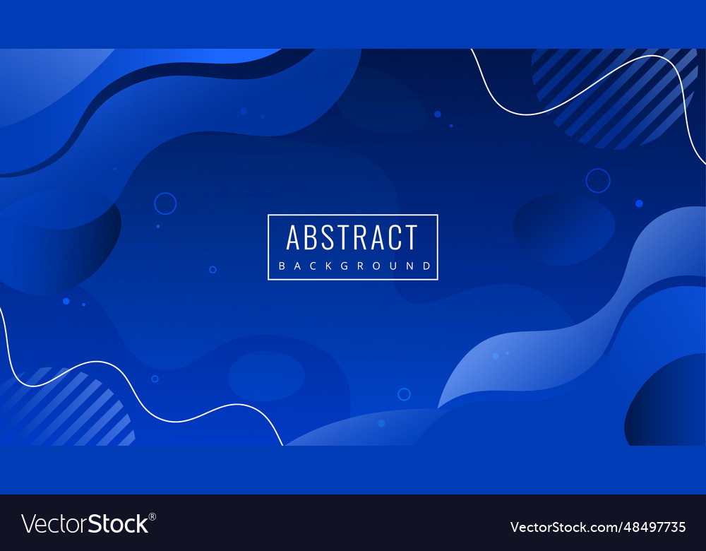 Gradient liquid background abstract geometric Vector Image