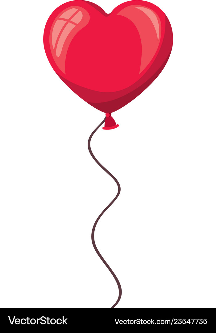 Vector Heart Balloon