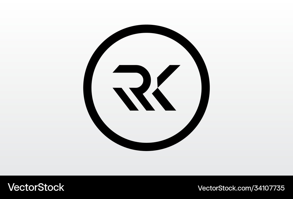 Rk Logo Letter RK Or KR Logo