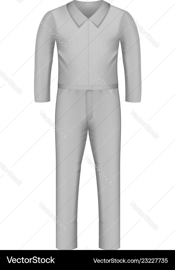 Safety workwear icon realistic style Royalty Free Vector