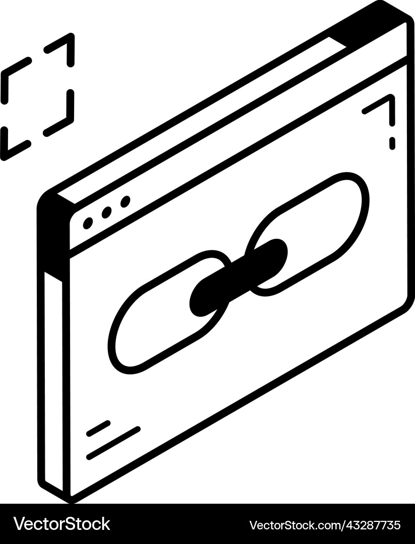 Web link Royalty Free Vector Image - VectorStock