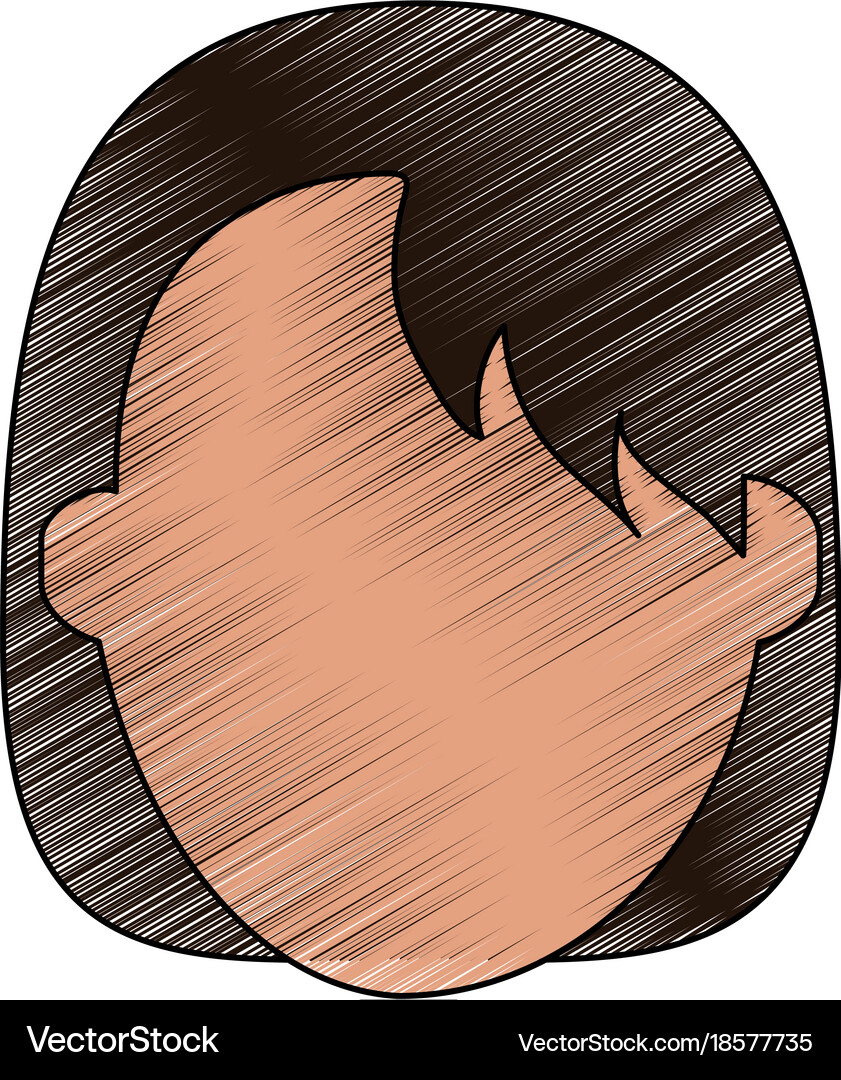 Woman faceless avatar Royalty Free Vector Image