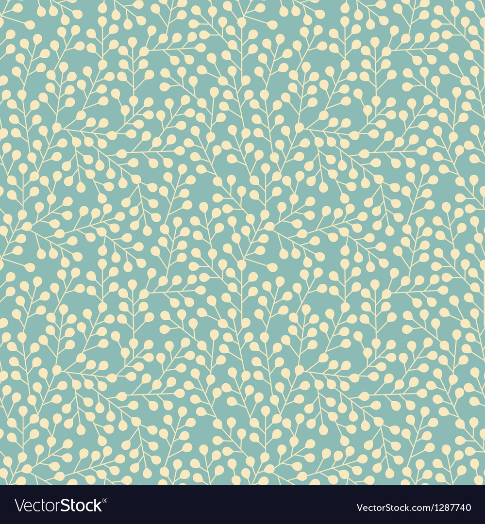 Retro floral seamless Royalty Free Vector Image