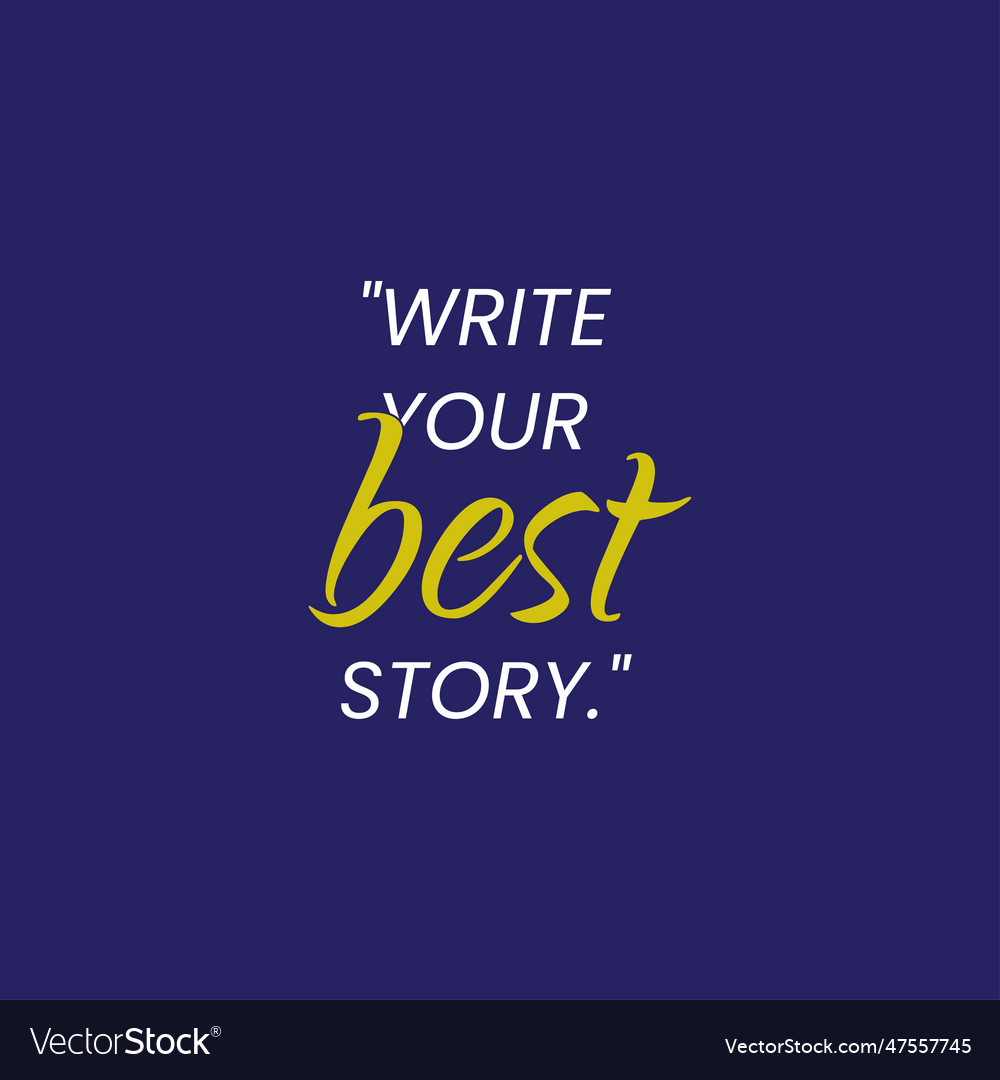 Motivation quote with a smooth solid background Vector Image