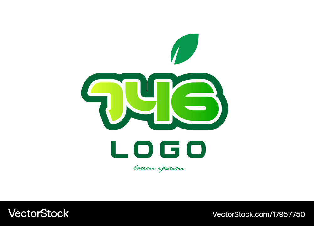 Number 746 numeral digit logo icon design Vector Image