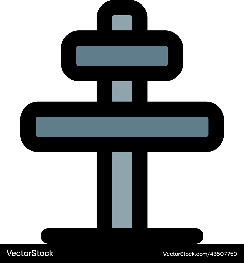 Road signage for helping people Royalty Free Vector Image