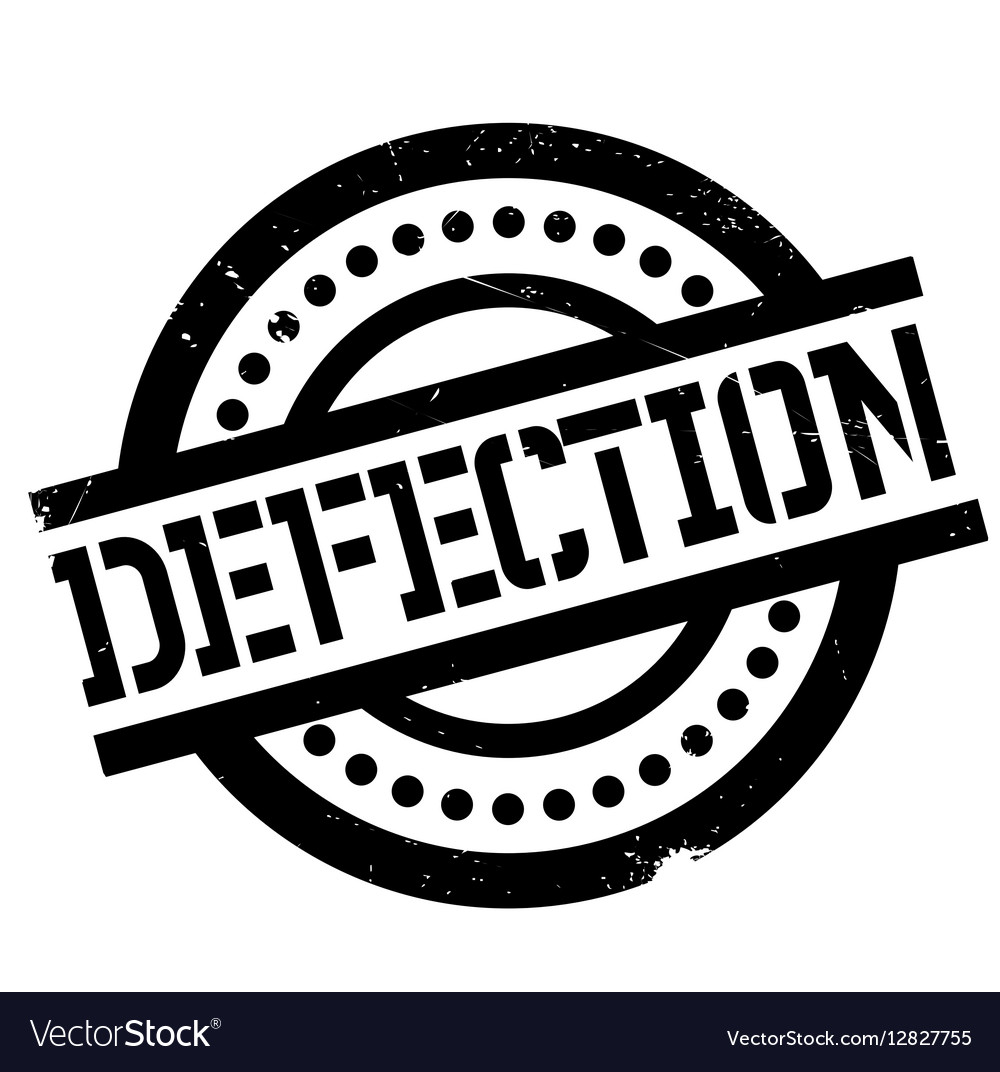 Defection rubber stamp Royalty Free Vector Image