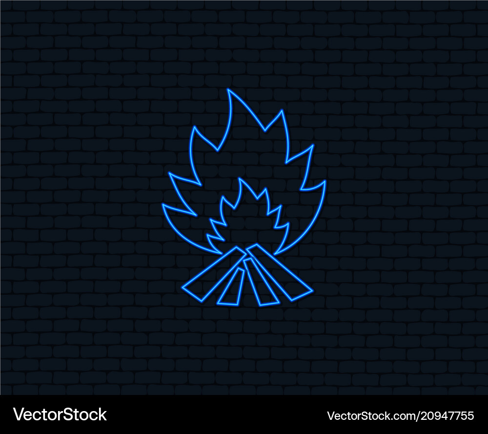 Fire flame sign icon heat symbol Royalty Free Vector Image