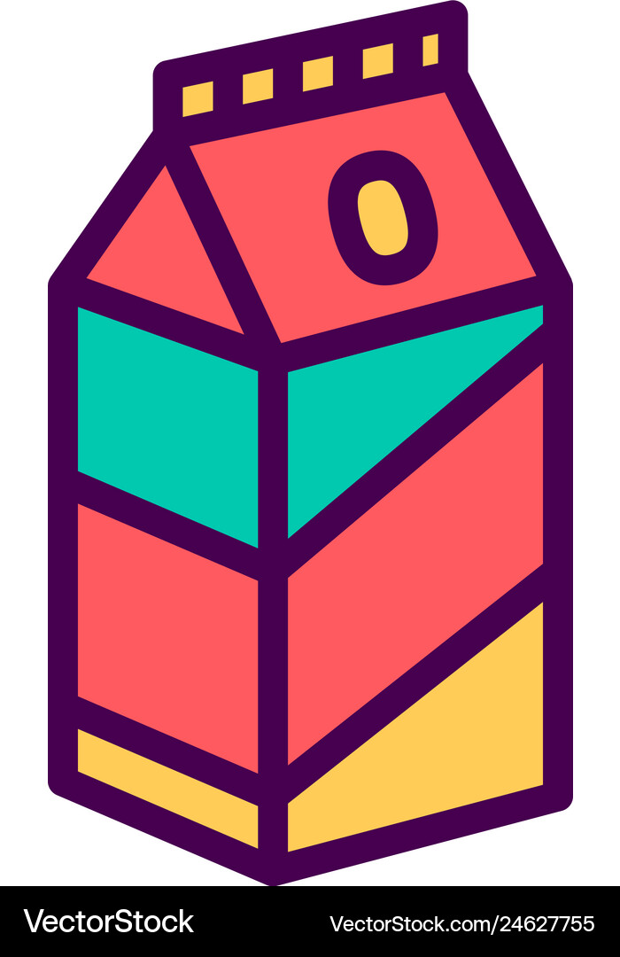 Milk icon design gastronomy icon design Royalty Free Vector