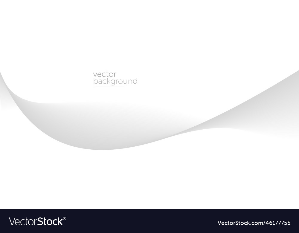 Smooth flow of wavy shape with gradient abstract Vector Image