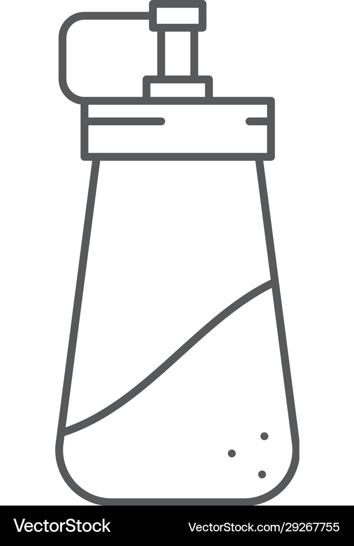 Sugar dispenser icon isolated on white background Vector Image