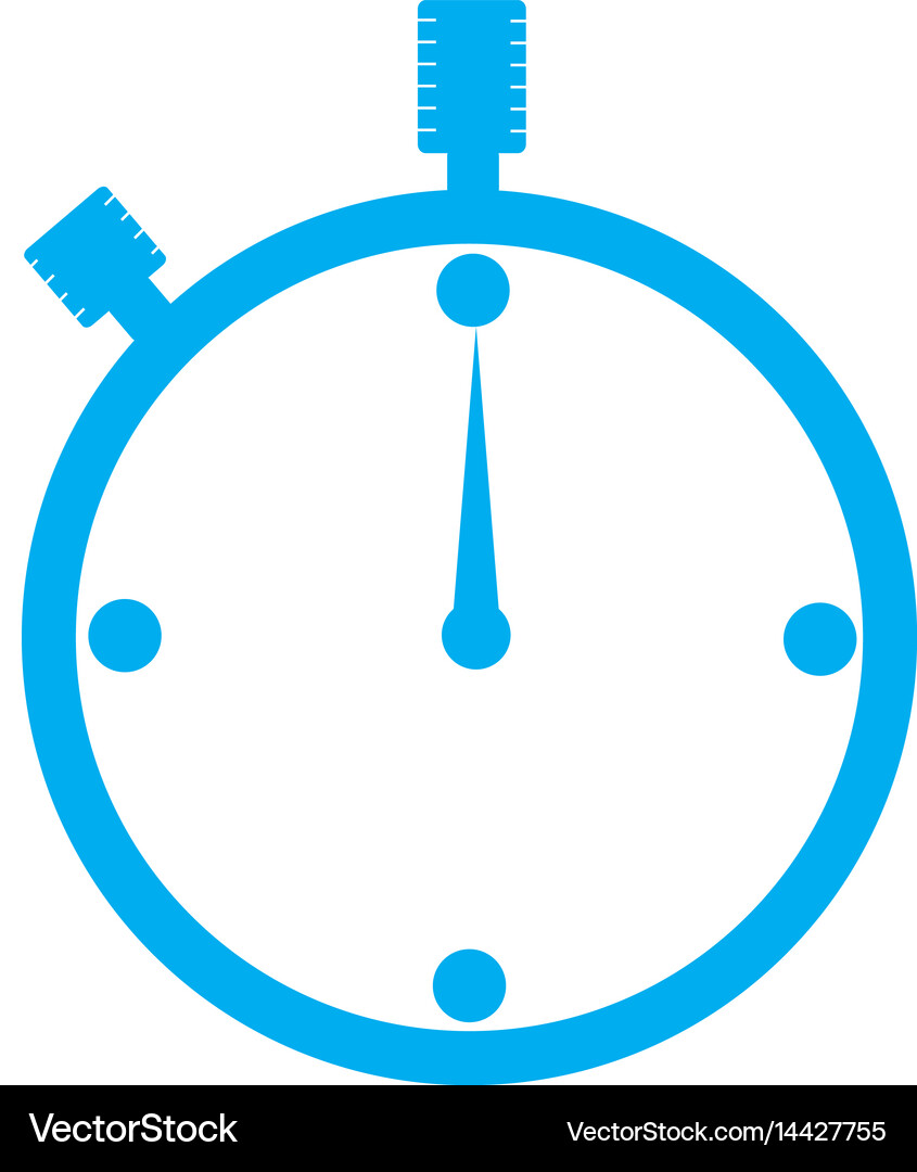 Watch icon on white background sign Royalty Free Vector