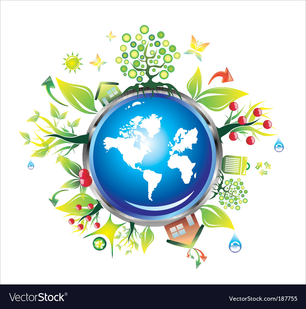 World map Royalty Free Vector Image - VectorStock