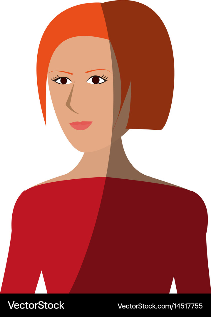 Young pretty woman icon image Royalty Free Vector Image