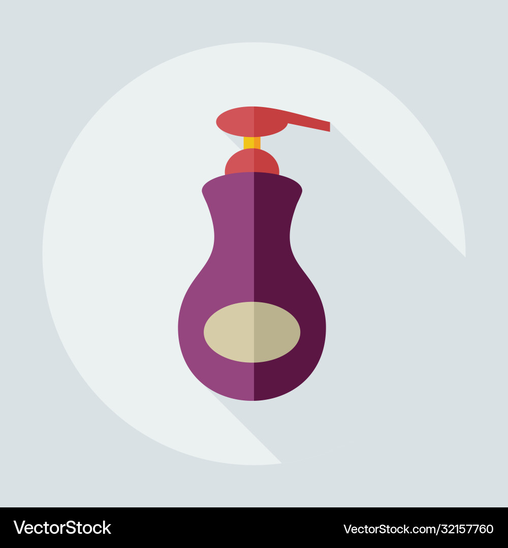 Flat modern design with shadow icons hand cream Vector Image