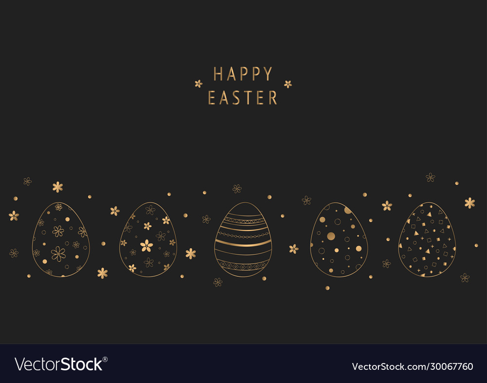 Happy easter egg background Royalty Free Vector Image