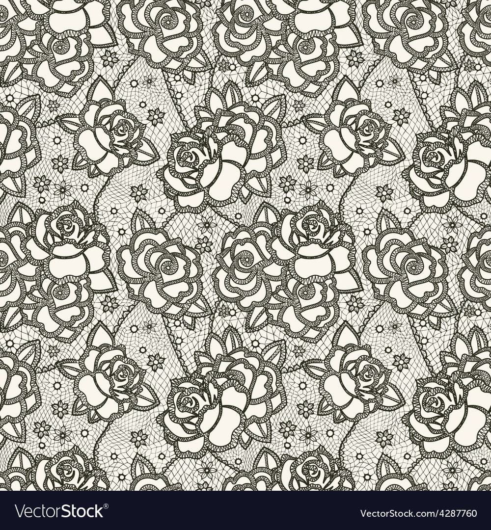 Lace pattern Royalty Free Vector Image - VectorStock