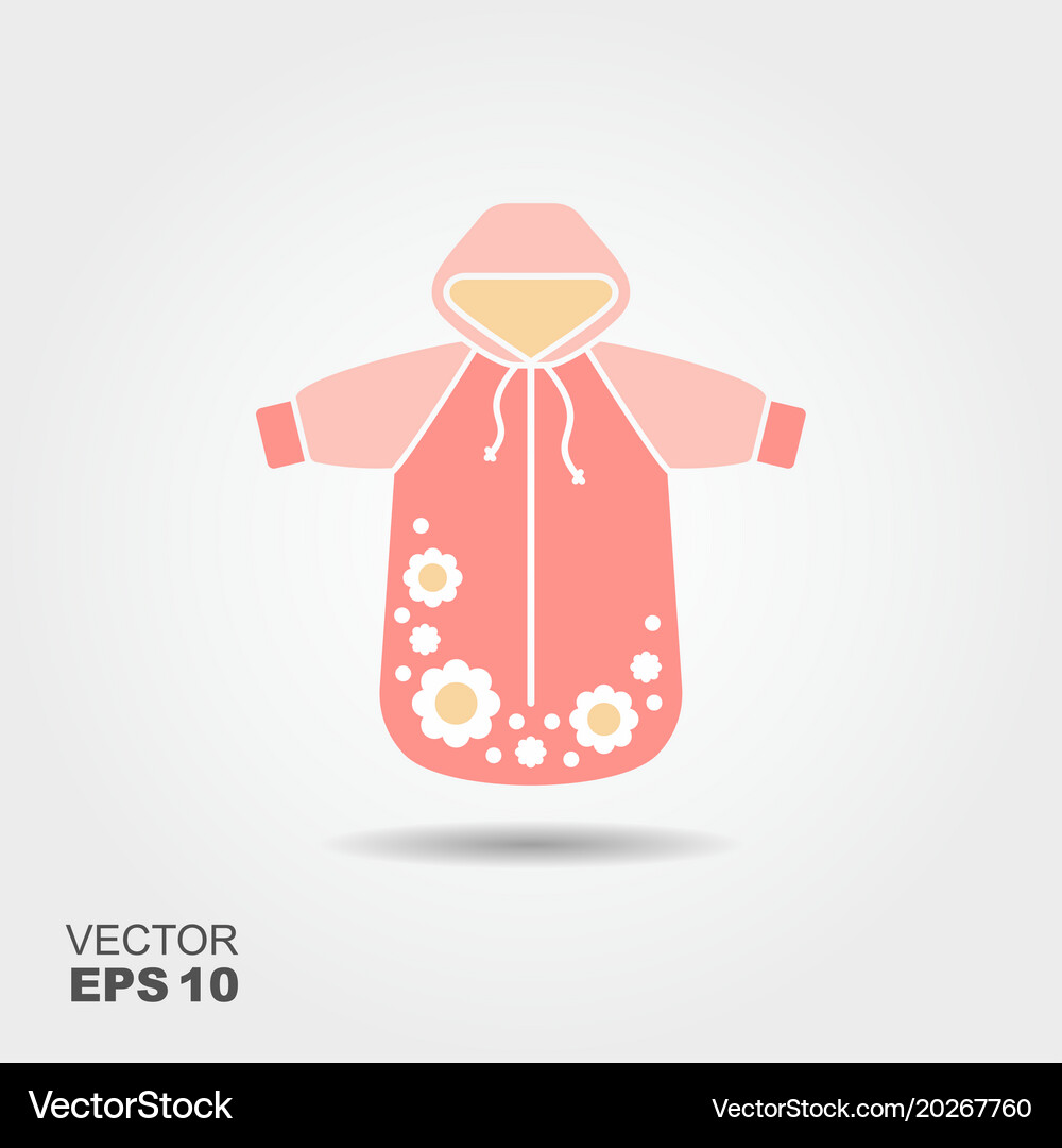 Newborn Baby Clothes Icon Royalty Free Vector Image