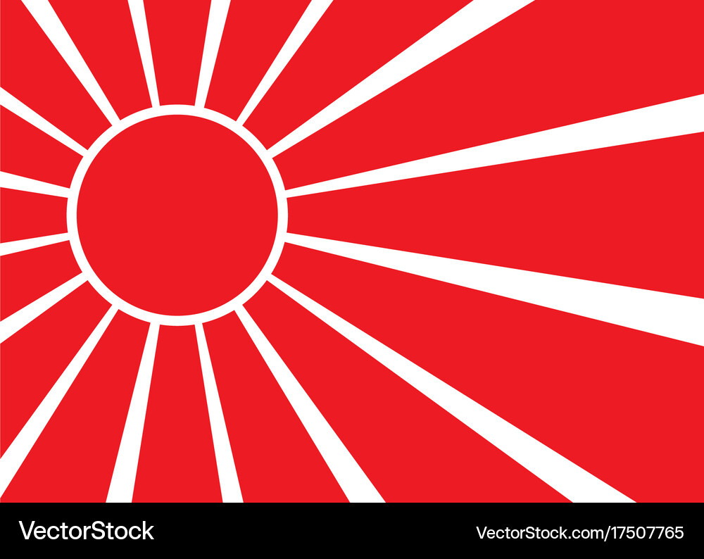 Flag japan celled stylization japanese Royalty Free Vector