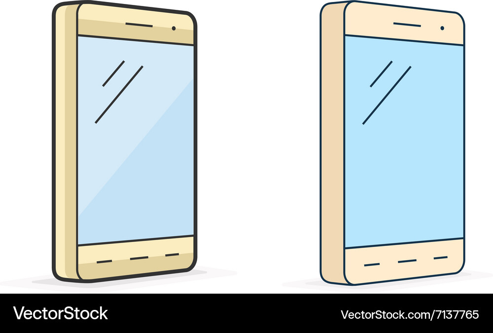 Icon of smartphone Royalty Free Vector Image - VectorStock