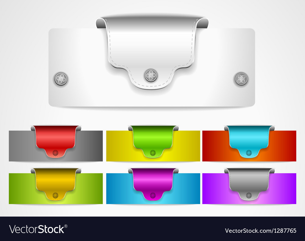 Labels set Royalty Free Vector Image - VectorStock