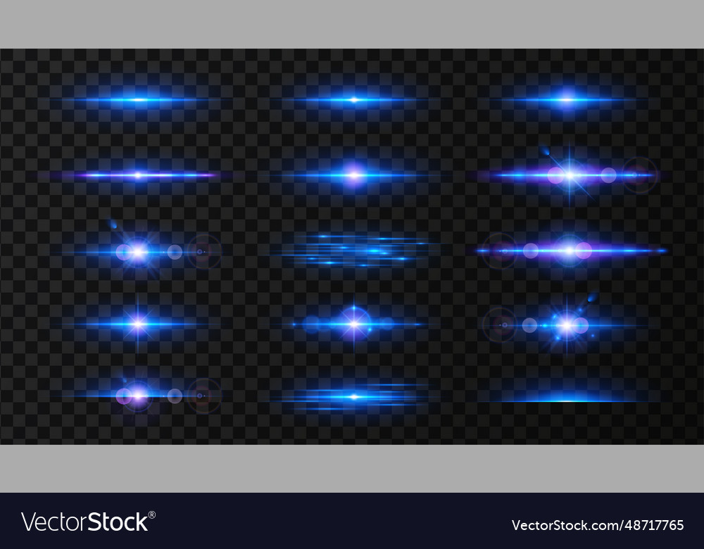 Light effect set Royalty Free Vector Image - VectorStock