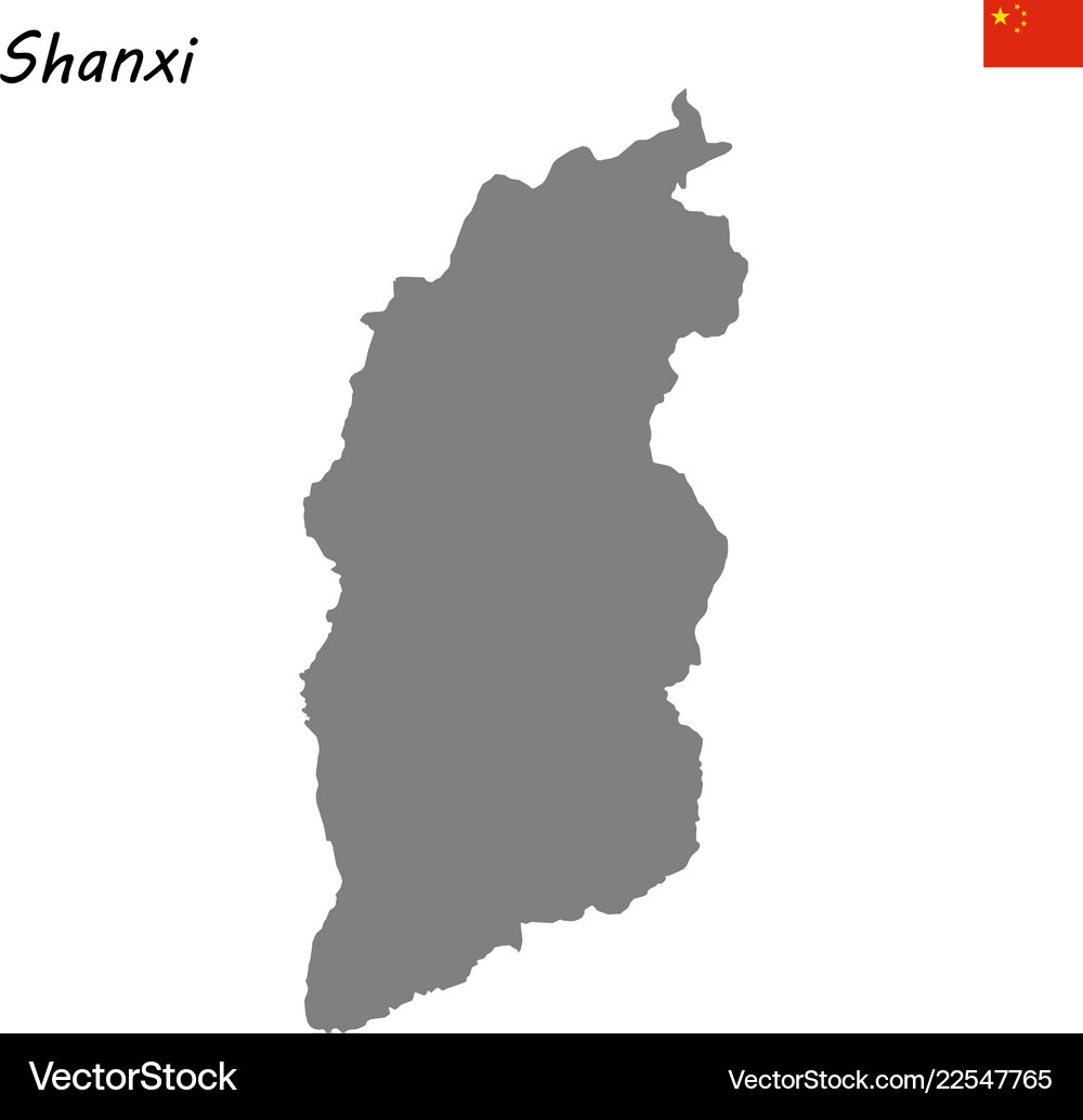 Map province of china Royalty Free Vector Image
