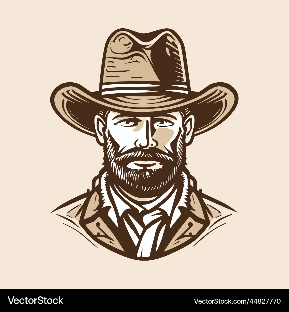 Cowboy2 Royalty Free Vector Image - VectorStock