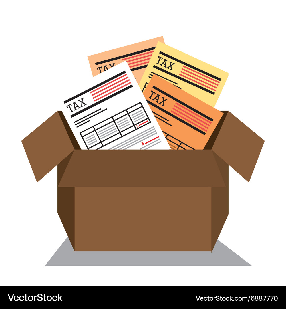 Government taxes payment Royalty Free Vector Image