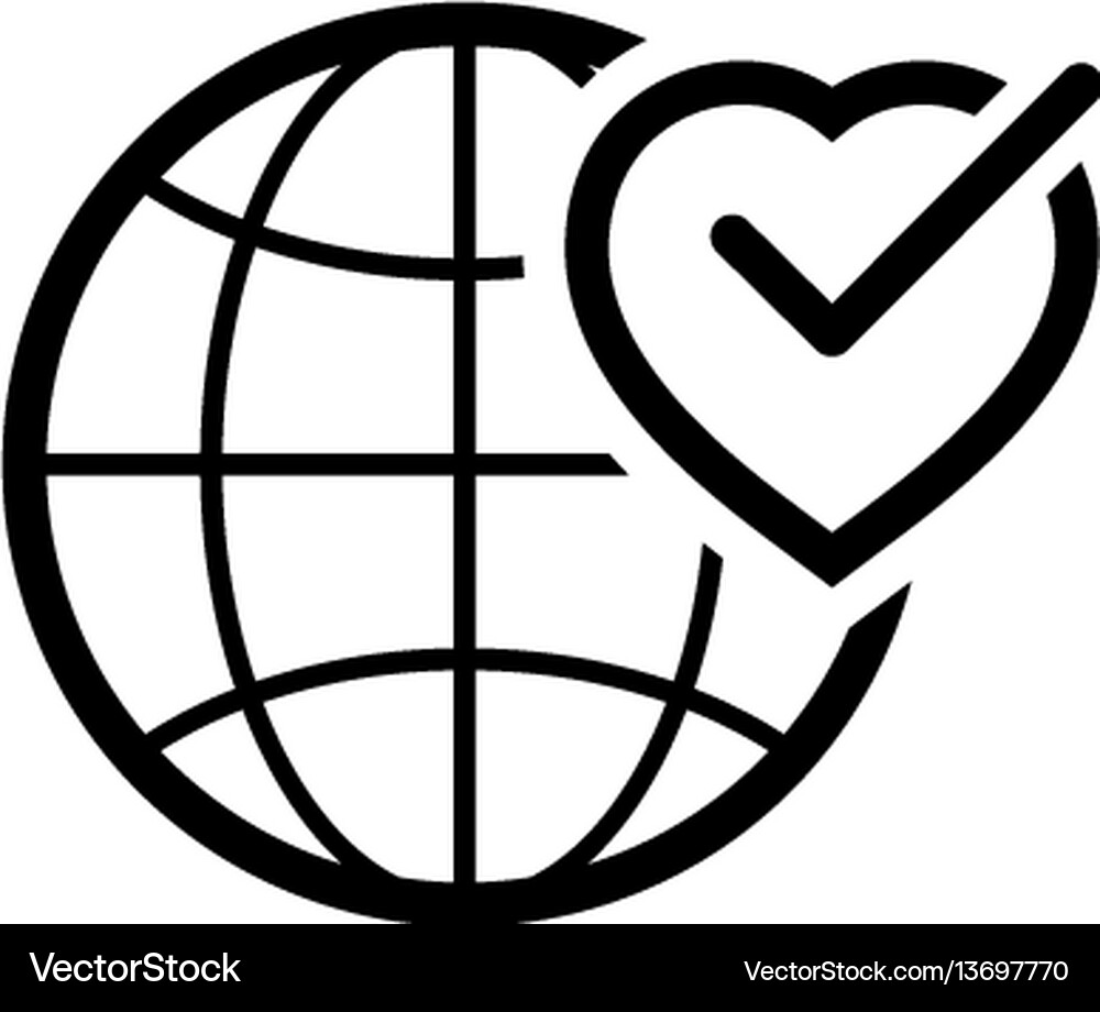 Health assistance icon flat design Royalty Free Vector Image