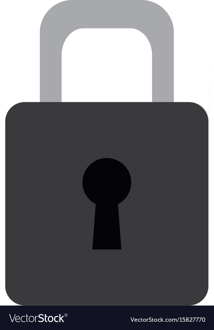 Security protection padlock web information Vector Image