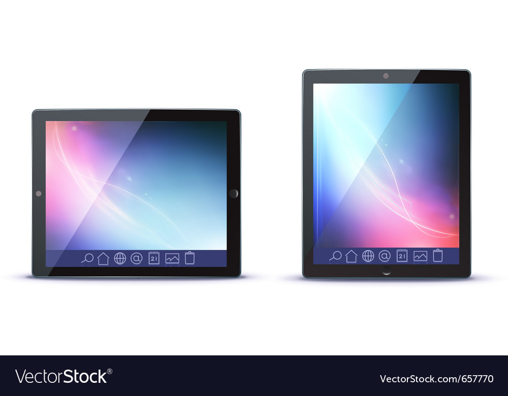 Tablet pc Royalty Free Vector Image - VectorStock