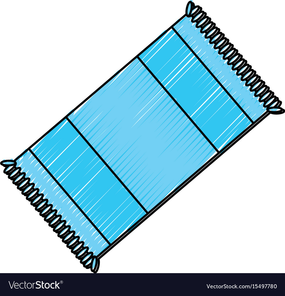 Bath towel extended Royalty Free Vector Image - VectorStock