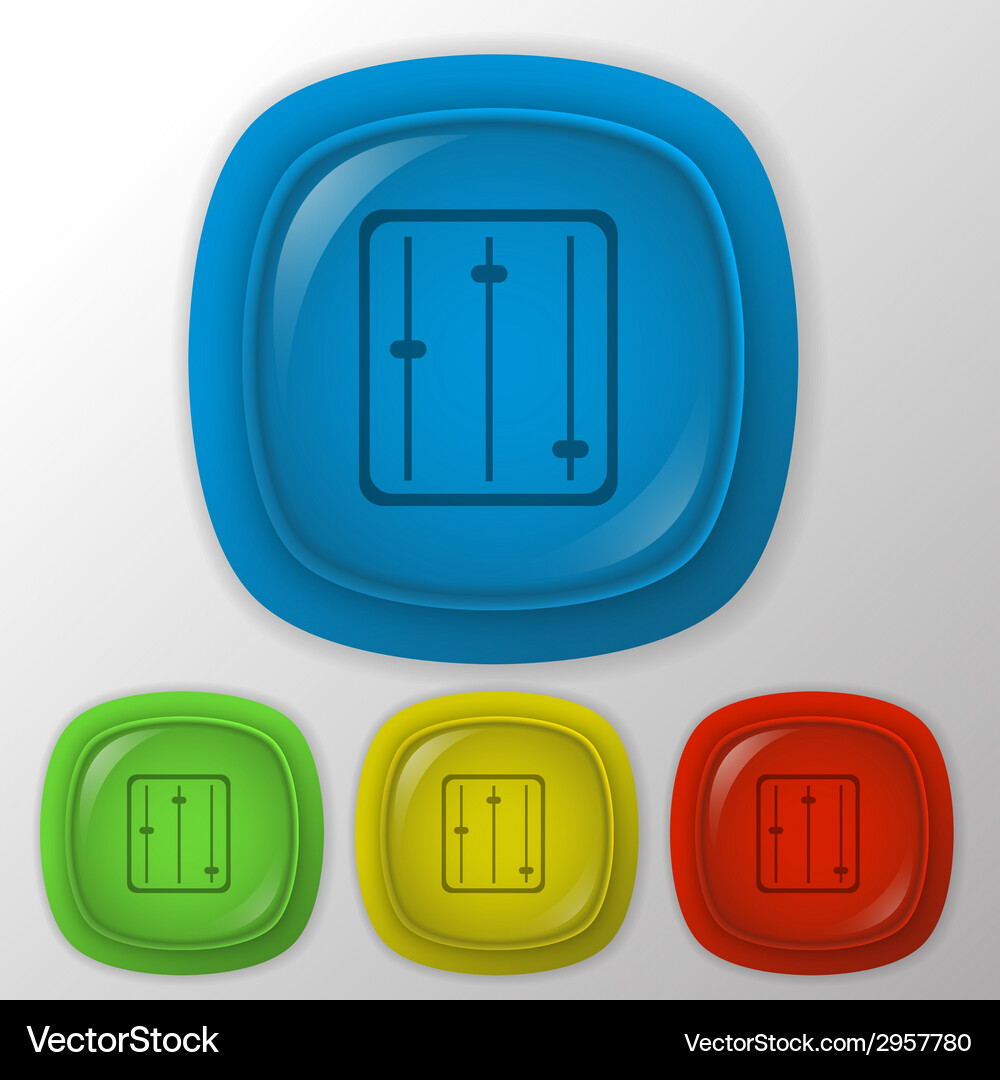 Equalizer Royalty Free Vector Image - VectorStock