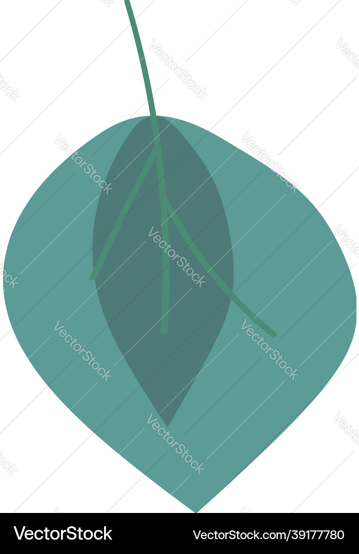 Growing tree green leaf garden eco nature Vector Image