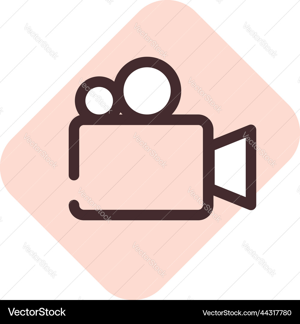 Social media video on a white background Vector Image