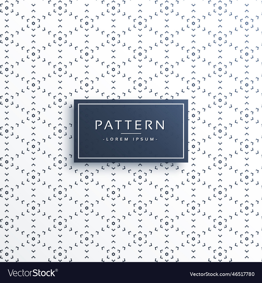 Subtle style pattern background Royalty Free Vector Image