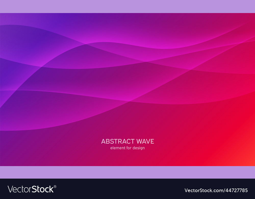 Abstract wave element for design pink digital Vector Image