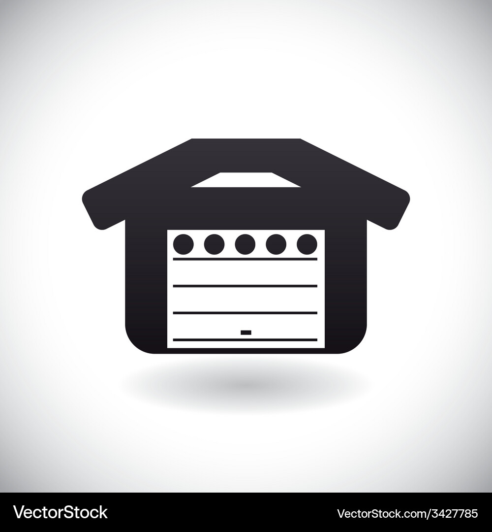 Garage design Royalty Free Vector Image - VectorStock