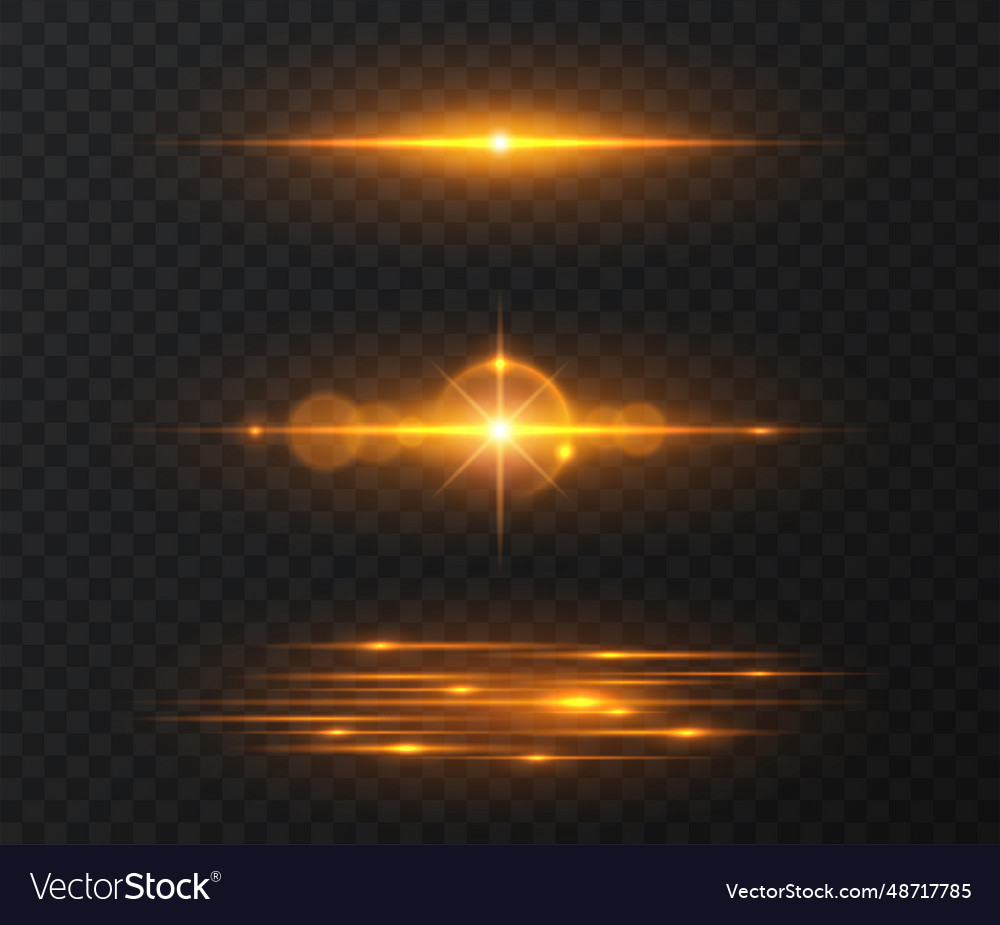 Light effect set Royalty Free Vector Image - VectorStock