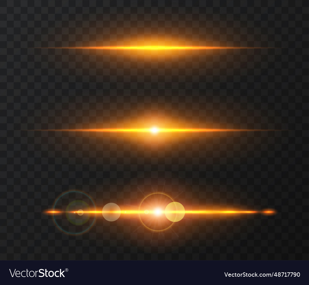 Light effect set Royalty Free Vector Image - VectorStock