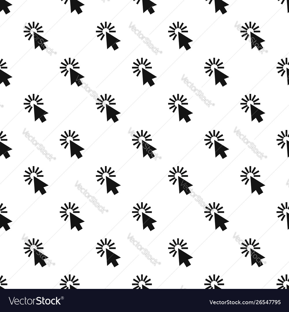 Cursor interface pattern seamless Royalty Free Vector Image