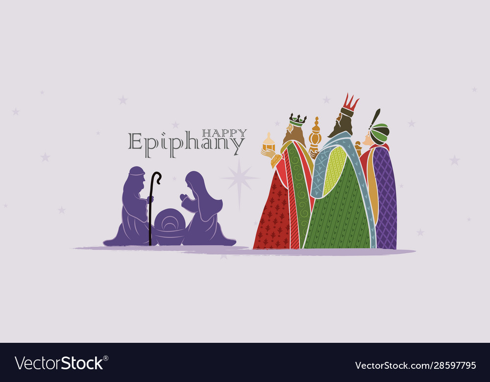 Epiphany is a christian festival Royalty Free Vector Image
