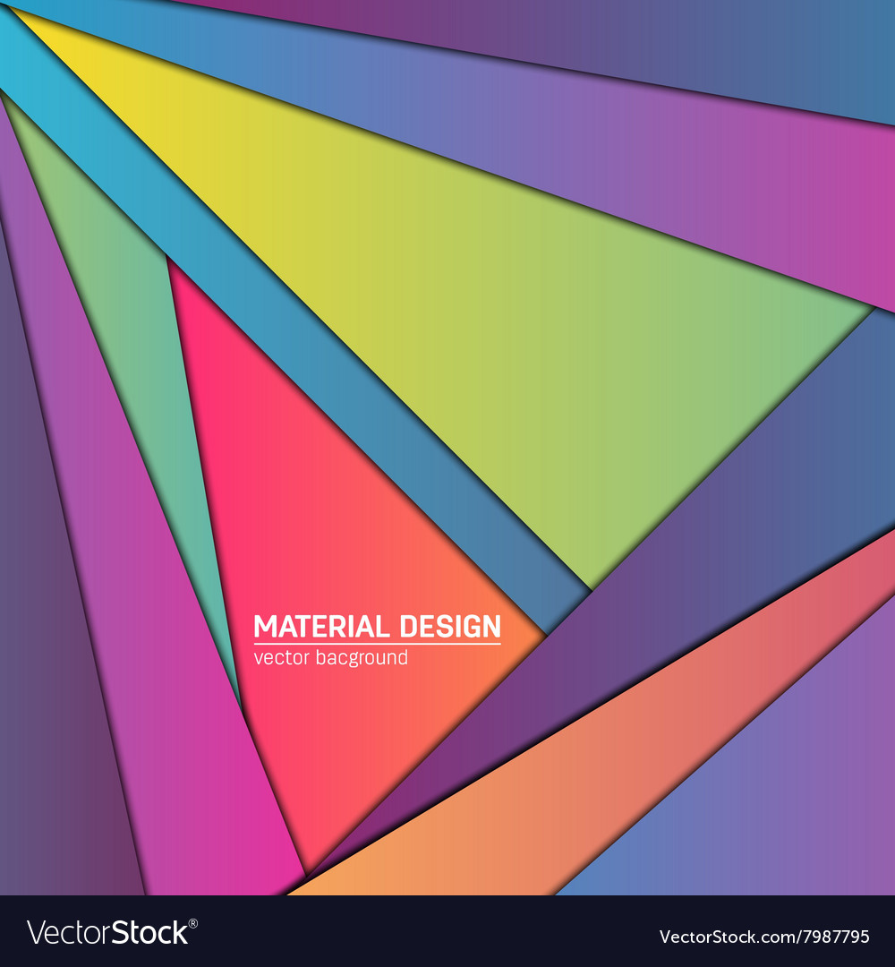 Material design background Royalty Free Vector Image